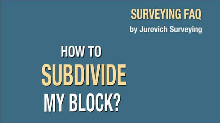 How to Subdivide a Block of Land in Perth | First Steps